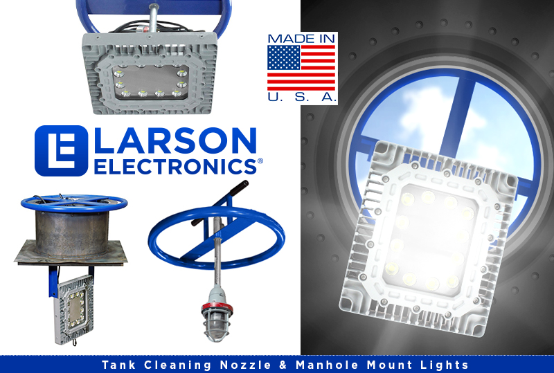 Nozzle & Manway Mount Explosion Proof Lighting - Larson Electronics